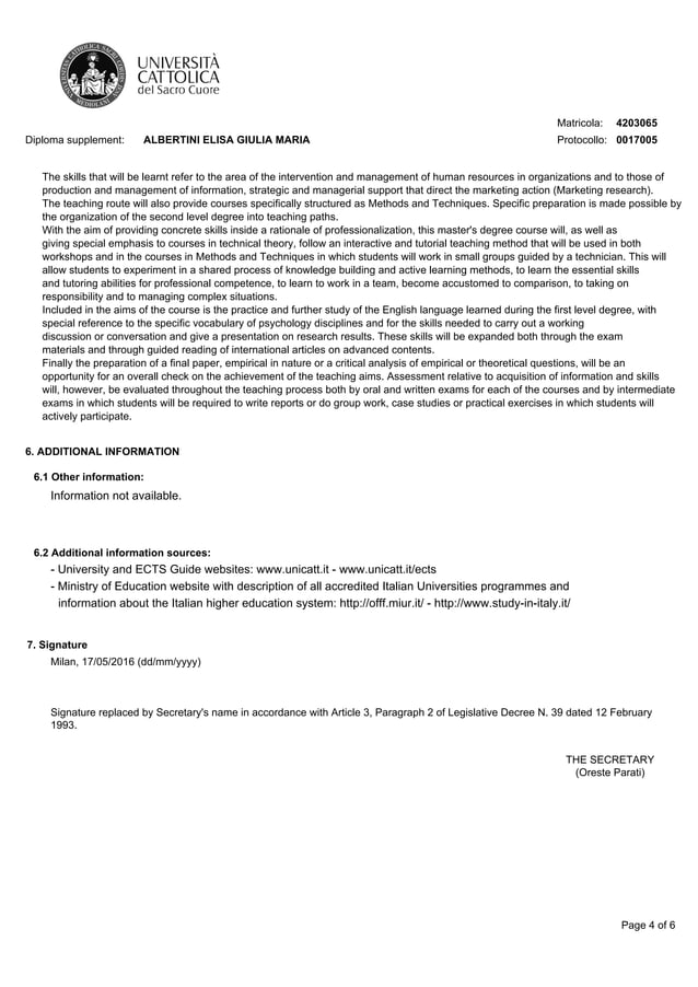 Albertini egm master degree | PDF