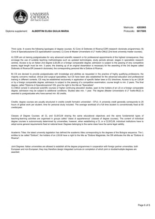 Albertini egm master degree | PDF | Professional School | Postgraduate ...