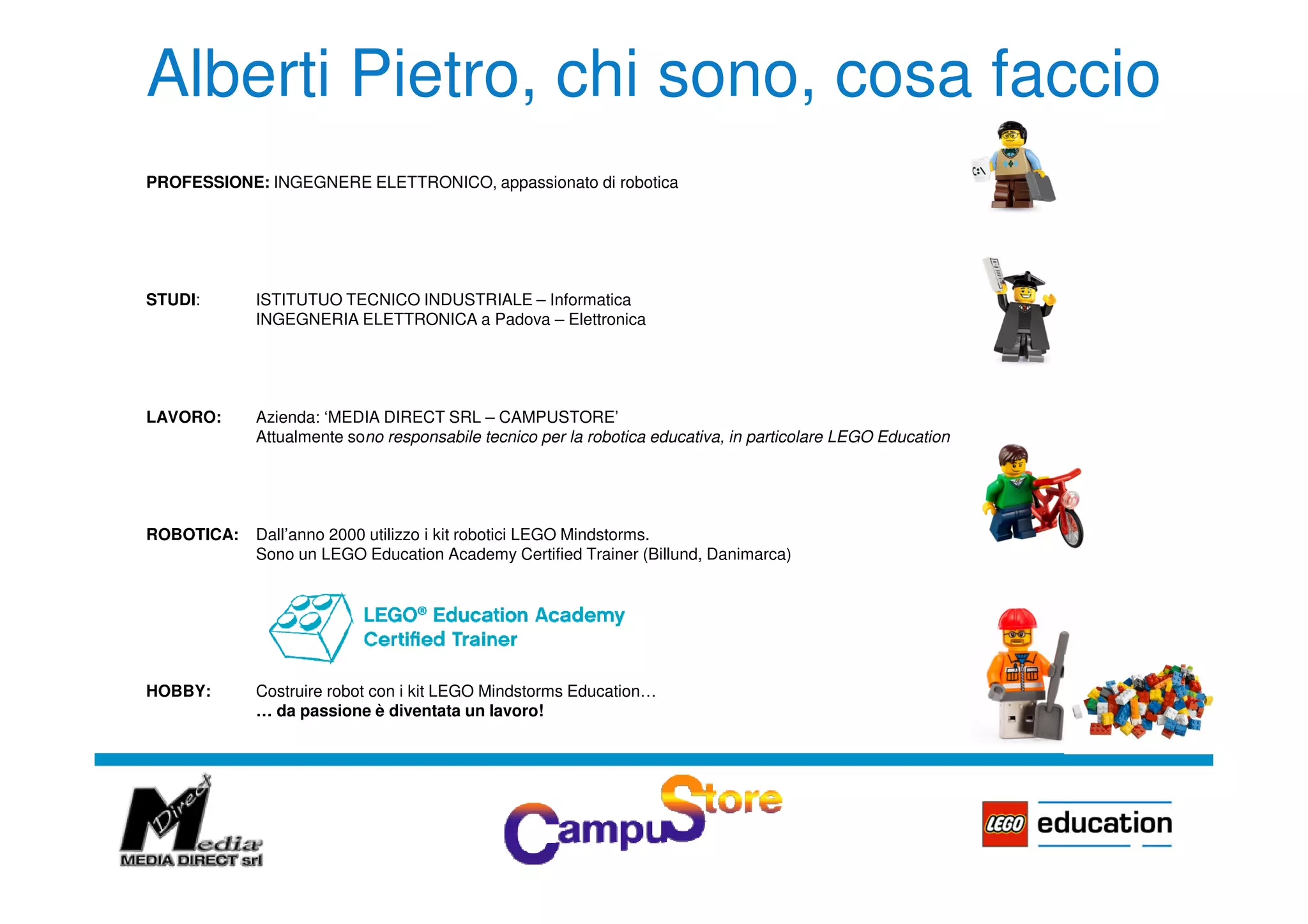 Robotica educativa e coding - Pietro Alberti | PPT