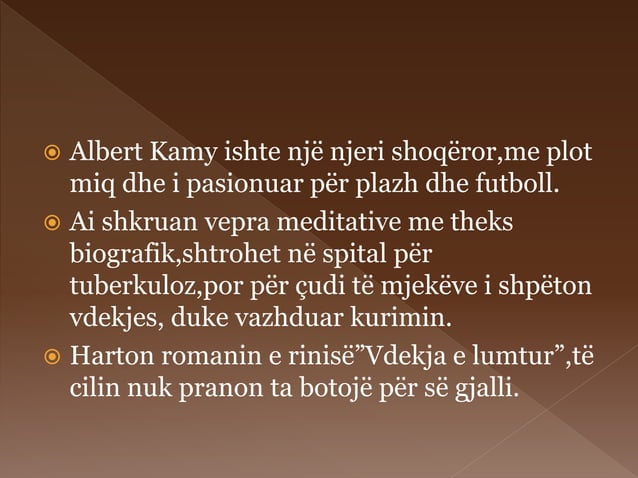 Albert kamy | PPT