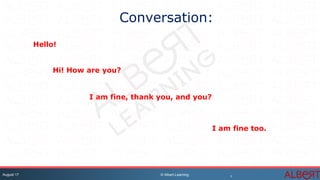 Albert learning 500 english words lesson 1 | PDF