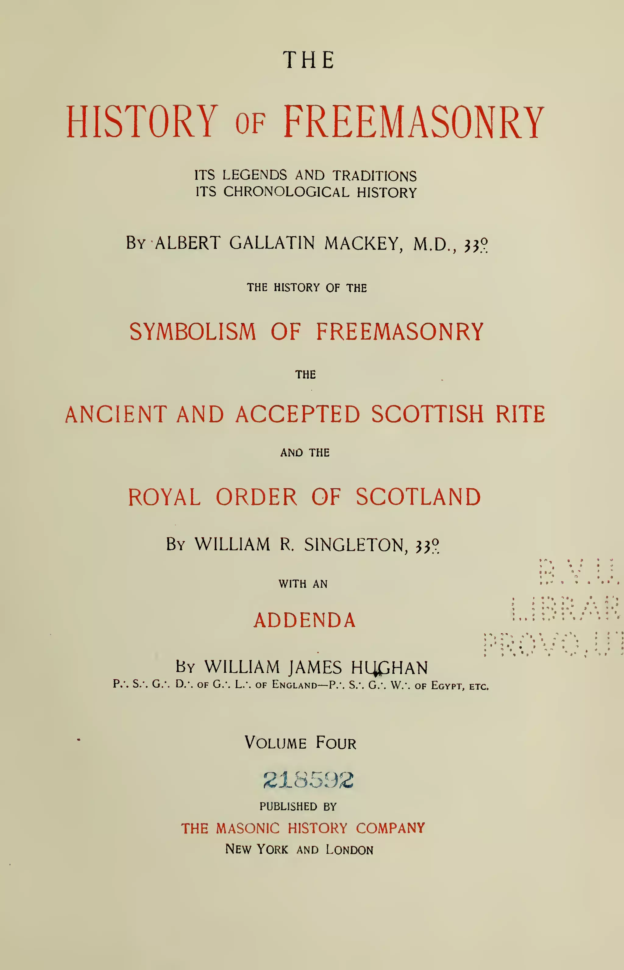 Albert Mackey - History of Freemasonry Vol IV.pdf