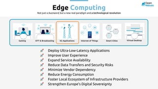 stackconf 2021 | Building the first European open source Edge Computing platform for GAIA-X | PPT