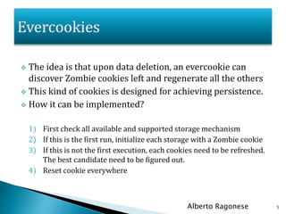 Web tracking based on non-conventional cookies | PPTX