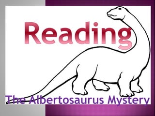 Albertosaurus mystery | PPT