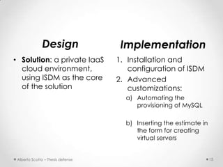Cloud Computing: a private IaaS solution based on IBM software | PDF