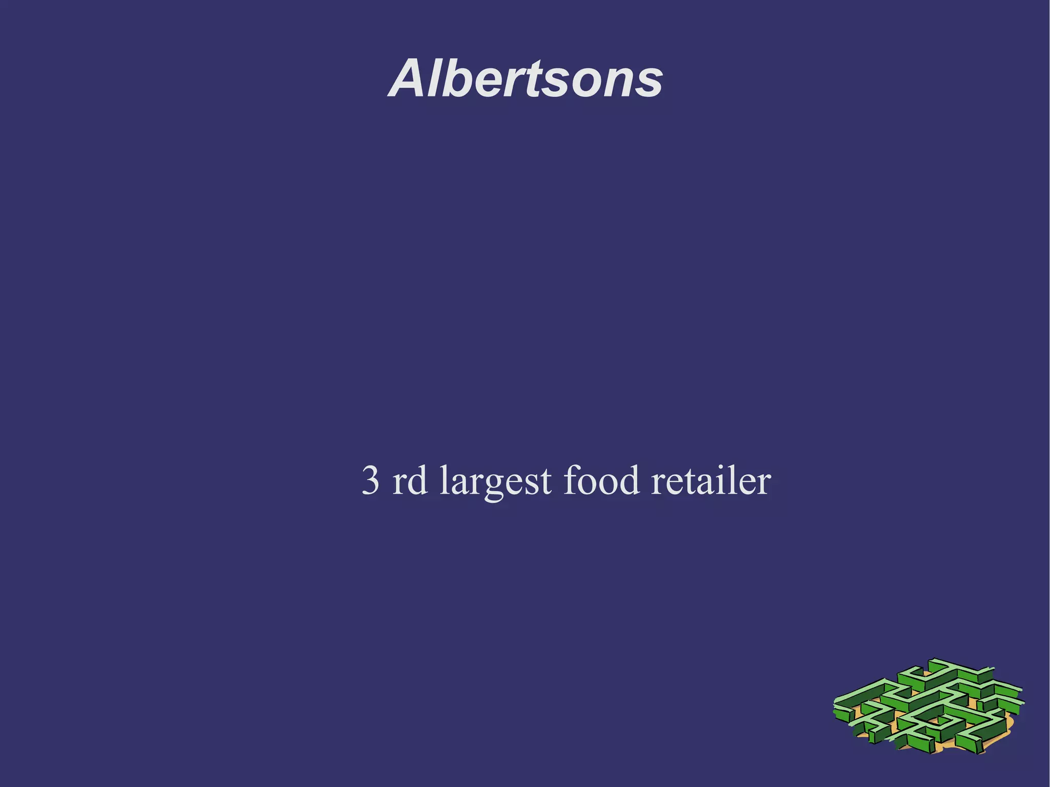 Albertsons Case Study | PPT | Grocery Shopping | Shopping