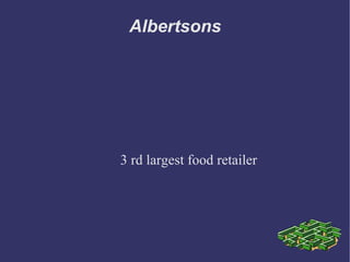 Albertsons Case Study | PPT | Grocery Shopping | Shopping