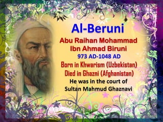 Al beruni | PPTX