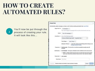 Automated Rules-Improve Your Performance on Facebook | PPTX