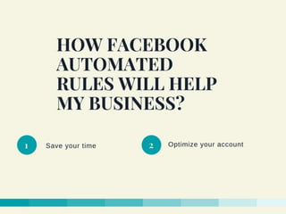 Automated Rules-Improve Your Performance on Facebook | PPTX