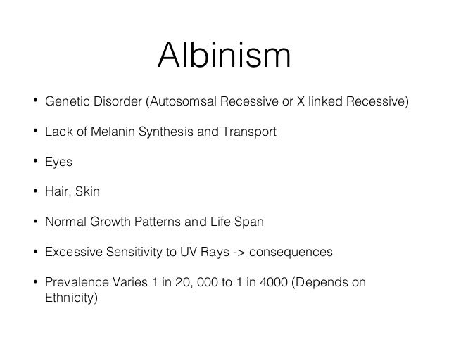 Albinism