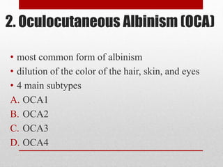 Albinism | PPTX