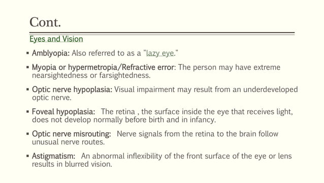 Albinism | PPTX | Eye and Vision Conditions | Diseases and Conditions