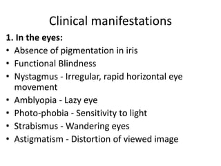 Albinism | PPTX | Eye and Vision Conditions | Diseases and Conditions