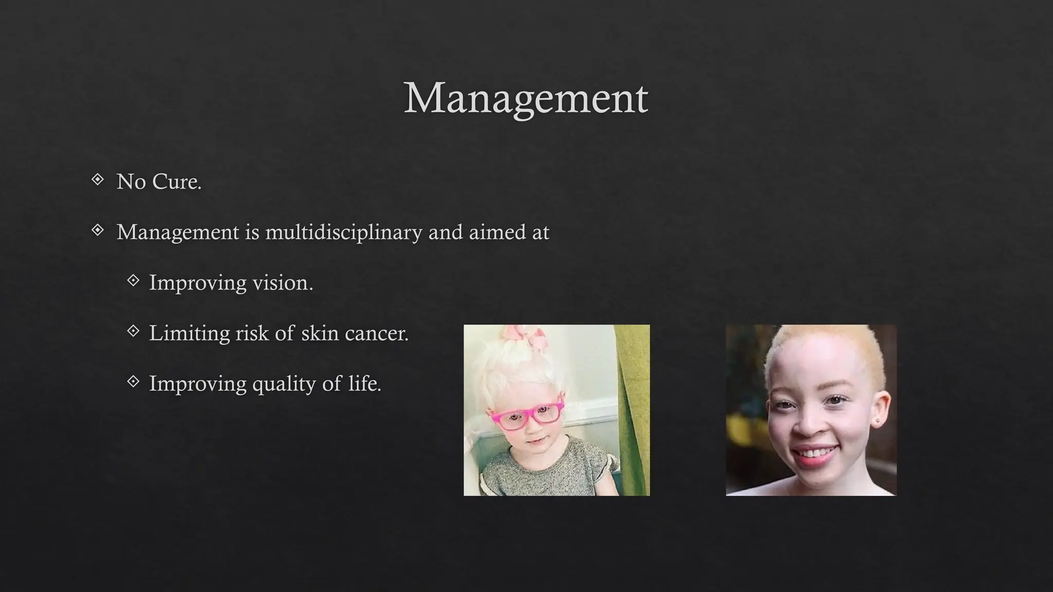 Variants and Management of Albinism.pptx