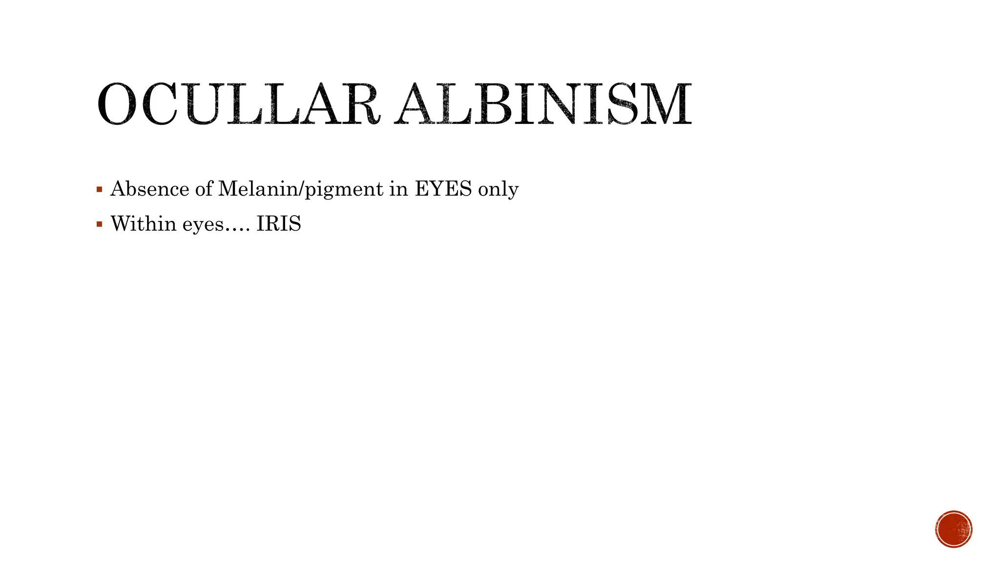 ALBINISM , definition, Inheritance, Biochemical Basis,Types ...