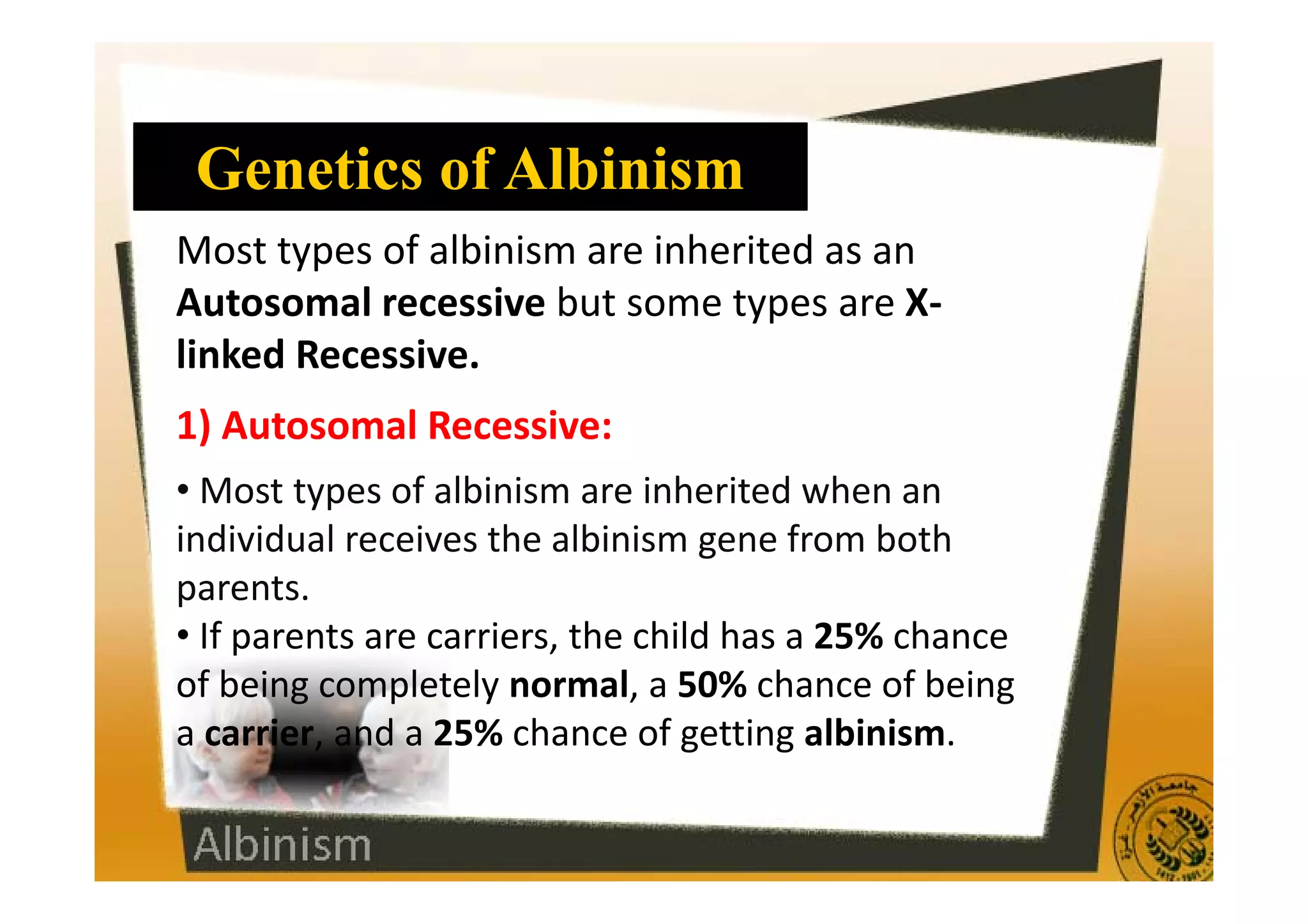Albinism | PDF | Eye and Vision Conditions | Diseases and Conditions