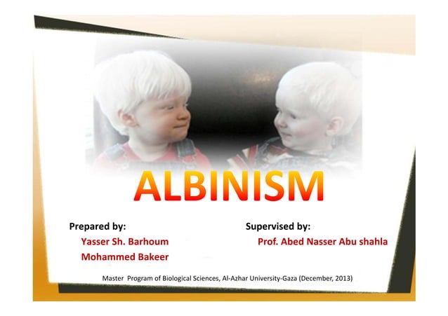 Albinism | PDF | Eye and Vision Conditions | Diseases and Conditions