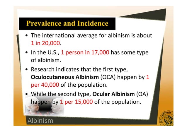 Albinism | PDF | Eye and Vision Conditions | Diseases and Conditions