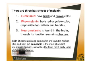 Albinism | PDF | Eye and Vision Conditions | Diseases and Conditions