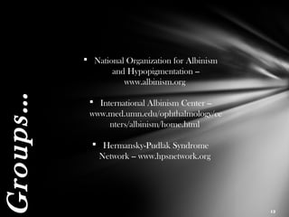 Albinism powerpoint[1] | PPT