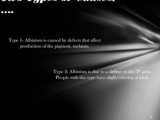 Albinism powerpoint[1] | PPT