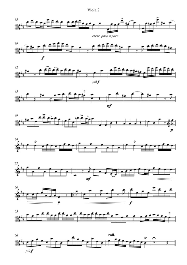 Albinoni sinfonia 4_violas | PDF