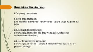 Drug interaction | PPTX