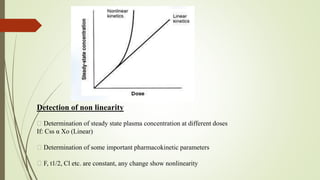 Non linear pharmacokinetics | PPTX