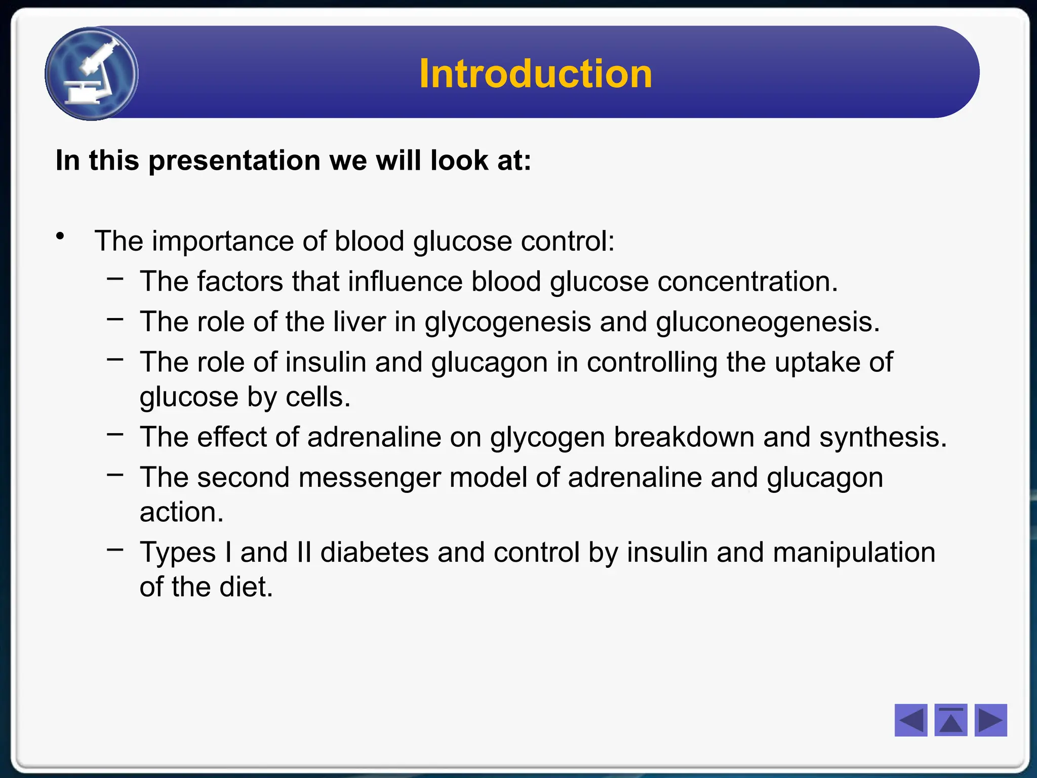 Biology Homeostasis - Blood Glucose.ppt
