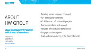 ALBRECHT presents HW group IoT and monitoring | PPT