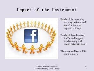 "Introduction to Facebook" | PPT