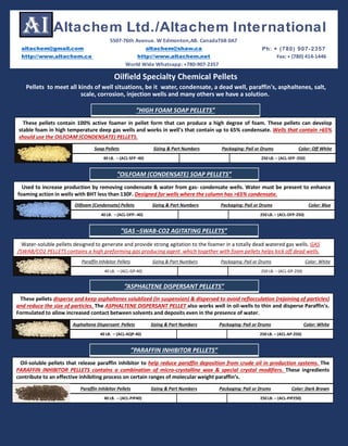 Solid Chemical Pellets | PPTX | Chemistry | Science