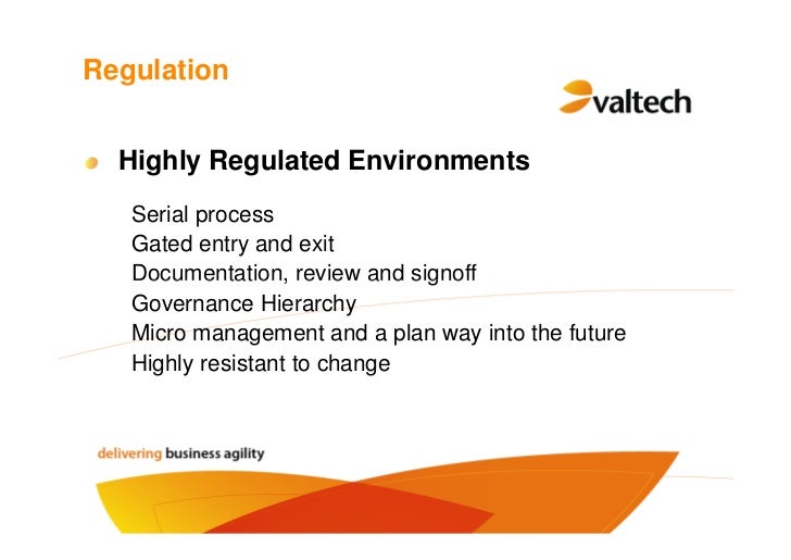 Agile In Highly Regulated Environments