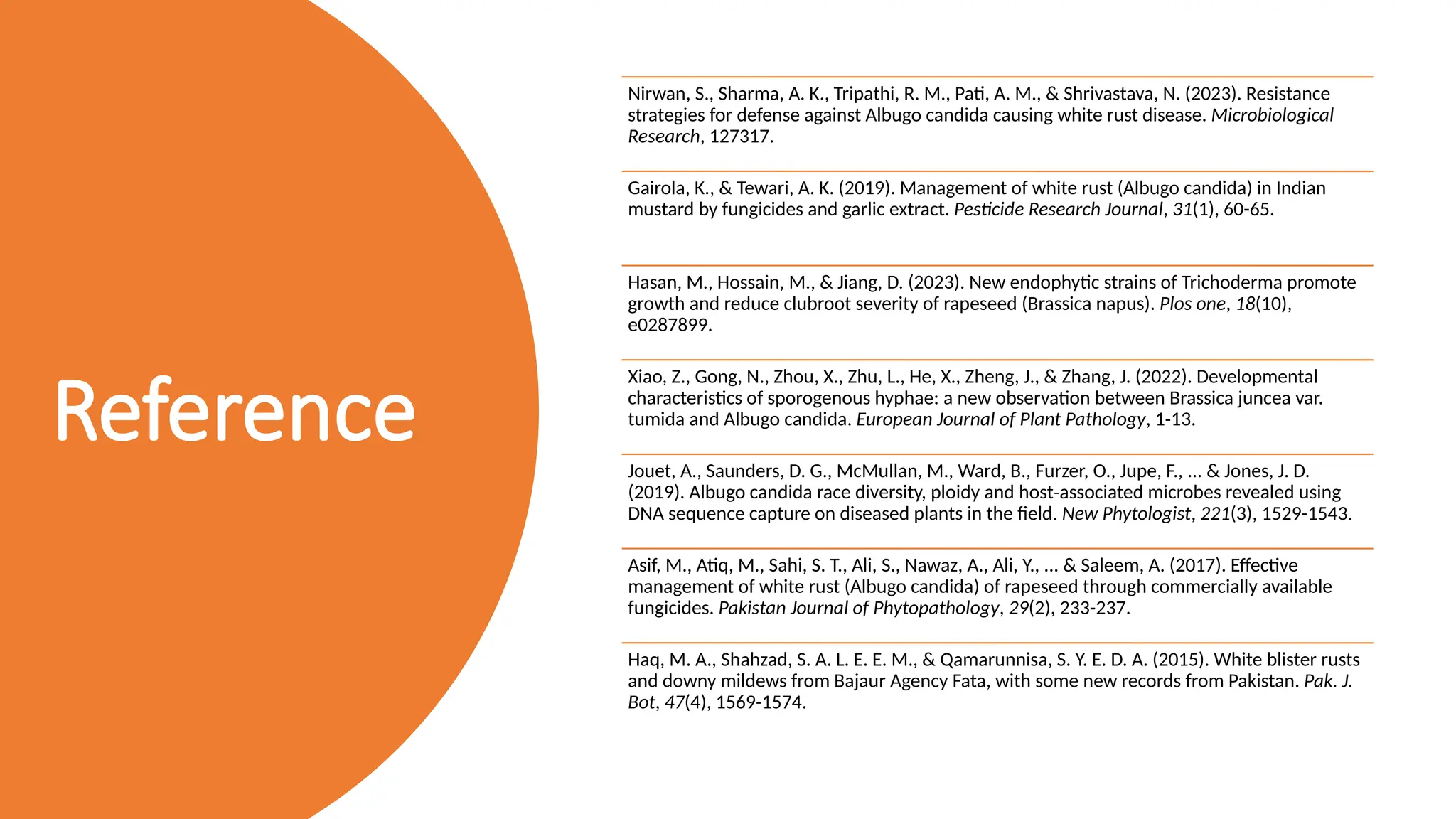 Albugo presentation plant pathology lecture. PPTX | PPTX