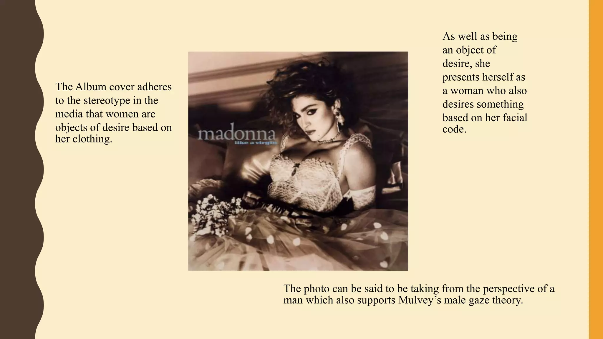 Album cover analysis - Madonna | PPTX