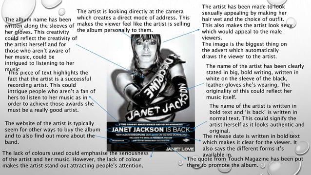 Album Advert Analysis | PPT