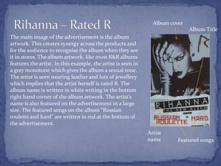 Album Advertisements | PPTX | Music | Entertainment