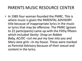 Album and song ratings | PPTX