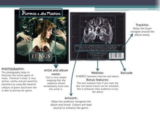 Front and Back album cover analysis | PPTX | Album-oriented Rock | Rock ...