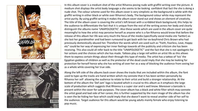 Album cd cover analysis | PPTX