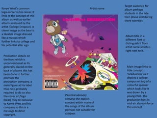 Album cover analysis | PPTX