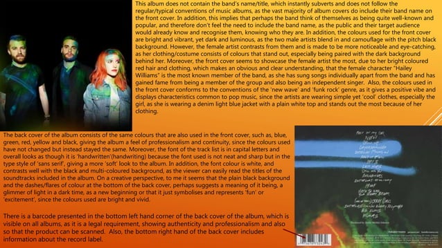 Album cover analysis | PPT