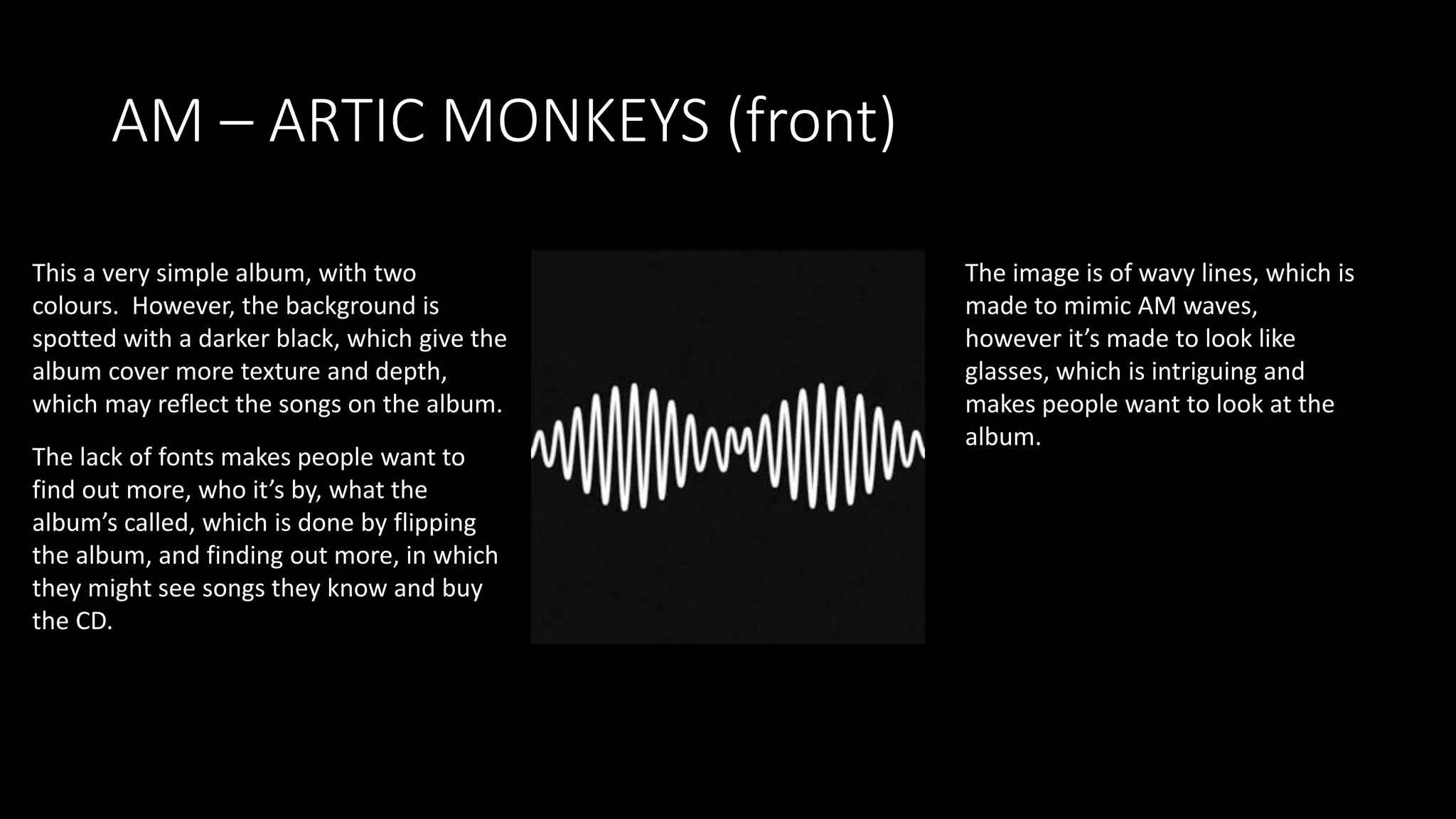 Album cover analysis | PPTX