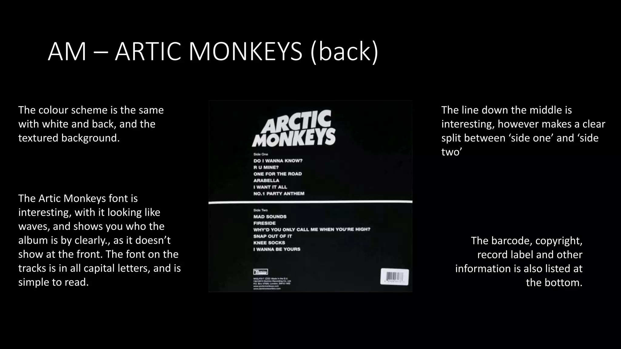 Album cover analysis | PPTX