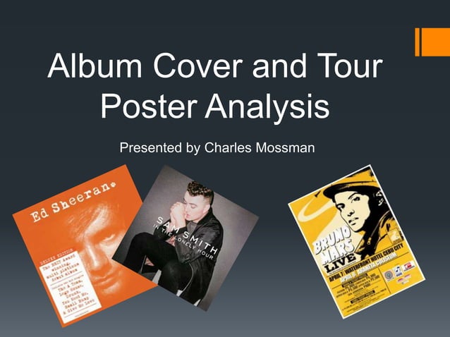 Album Cover and Tour Poster Analysis | PPTX