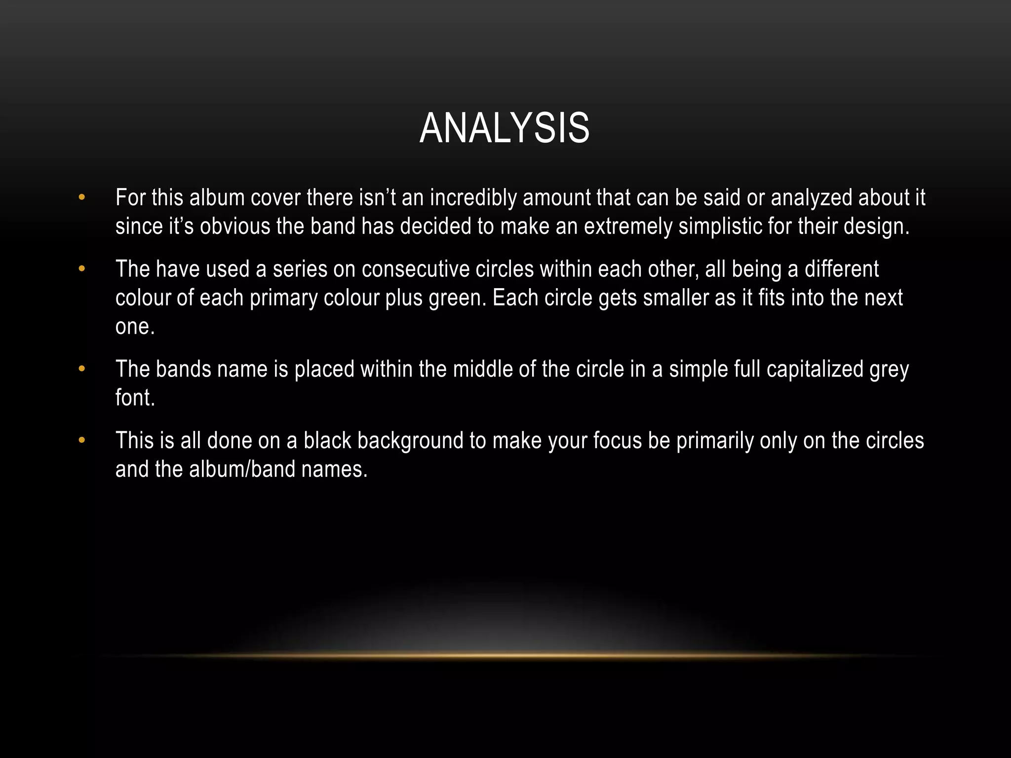 Textual Analysis of Album covers | PPTX