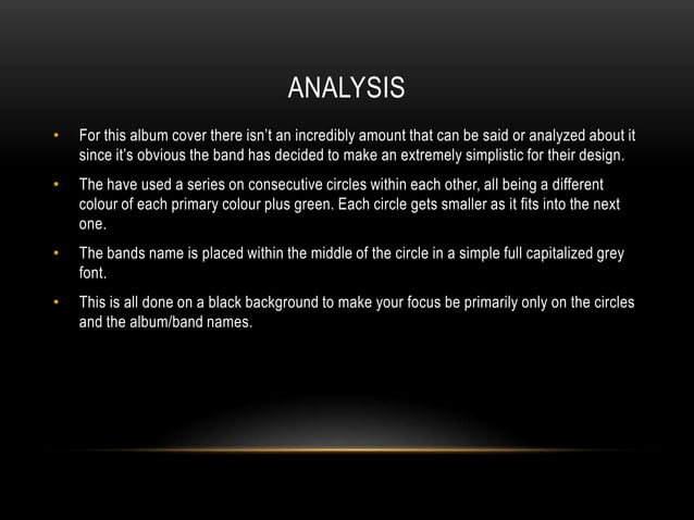 Textual Analysis of Album covers | PPT