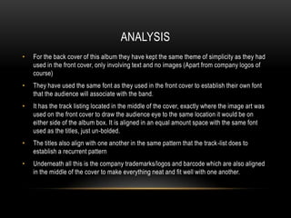 Textual Analysis of Album covers | PPT